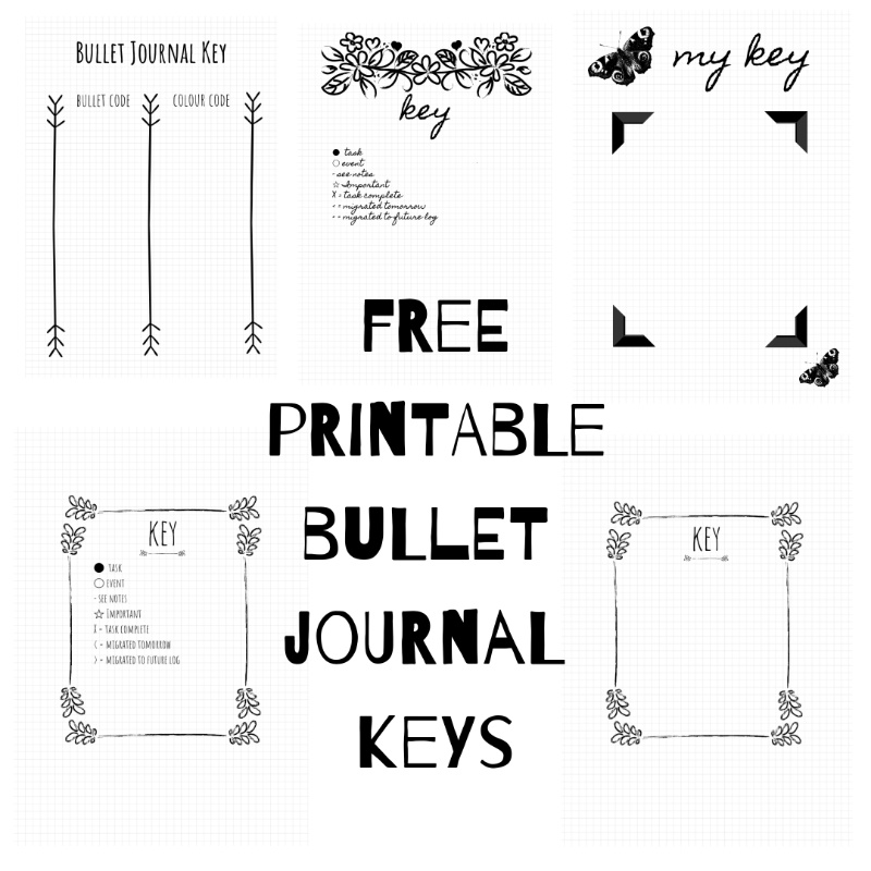 Free Printable Bullet Journal Pages Beautiful Simple FREE Printable 